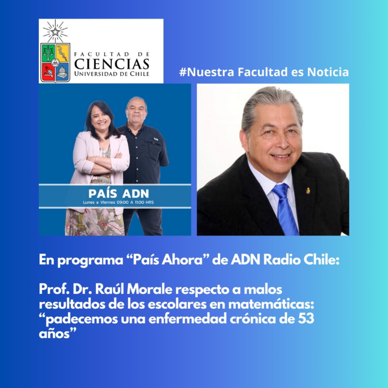 Prof. Dr. Raúl Morales respecto a malos resultados de los escolares en ...